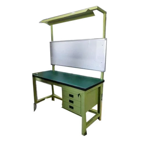 Metal Powder Coated Inspection Table - 3 Drawers, Customized Design In ...