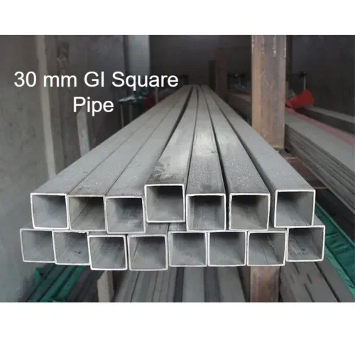 30 Mm Galvanized Iron Square Pipe - Non-alloy Iron, Aisi Standard ...