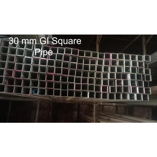30 Mm Galvanized Iron Square Pipe - Non-alloy Iron, Aisi Standard ...