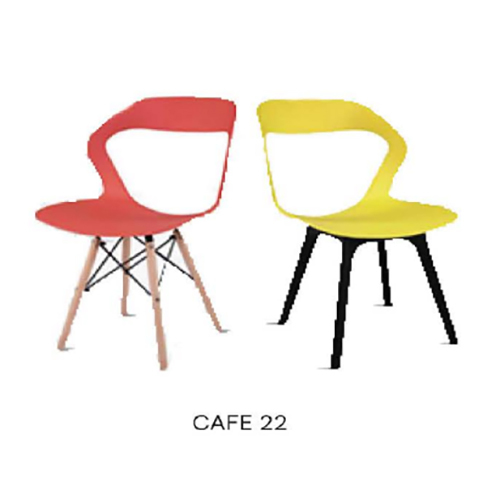 Axis Shell Cafe Chair - Iron And Abs, Green Color | Modern Design ...