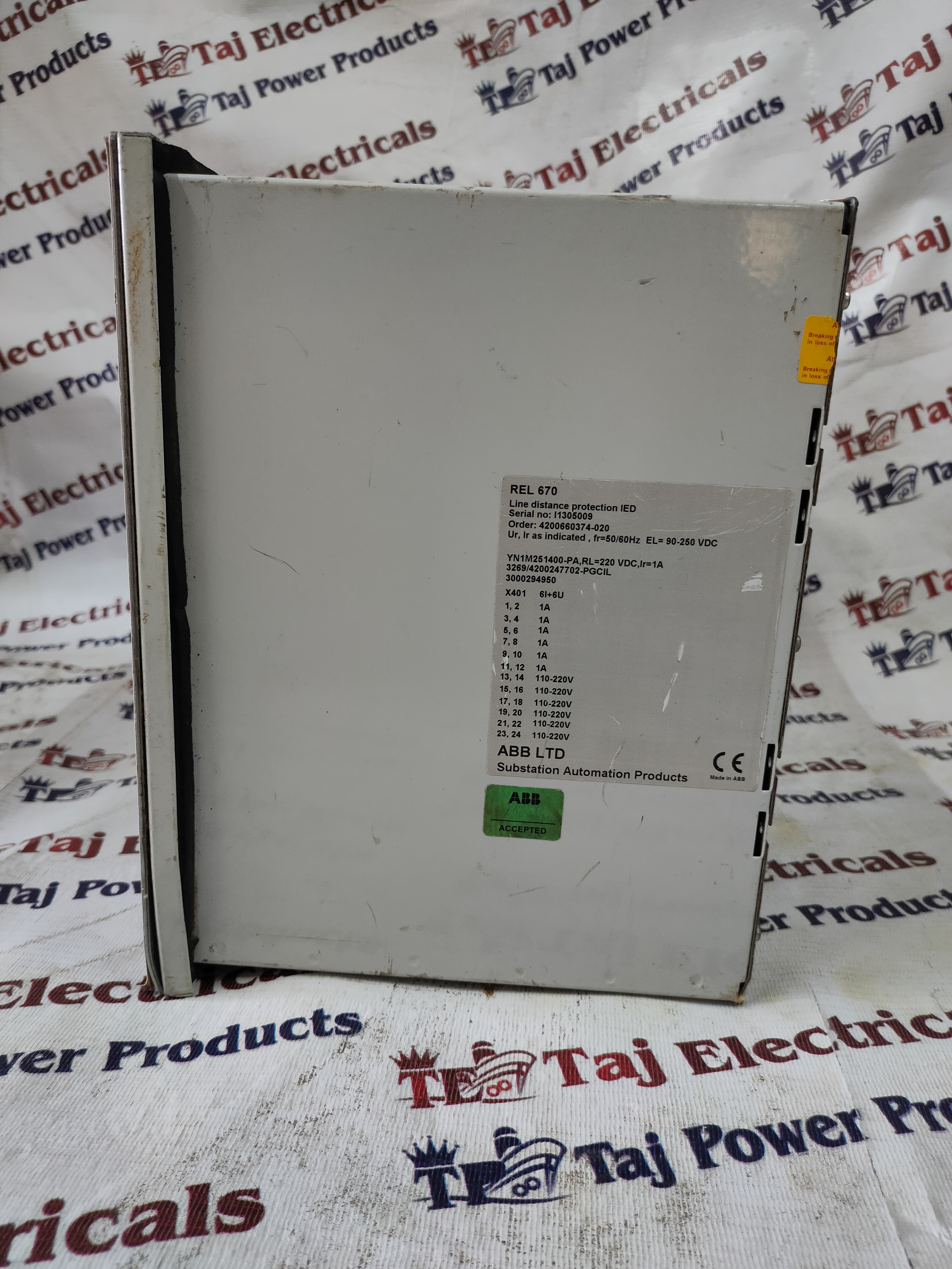 Abb Rel374-020 Protection Relay at 260000.00 INR in Bhavnagar | Taj ...