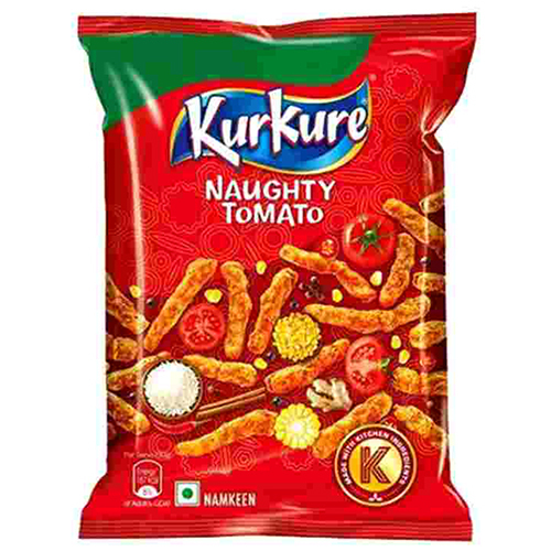 Kurkure Naughty Tomato - Eggless Crunchy Snack , Tangy Tomato Flavor ...