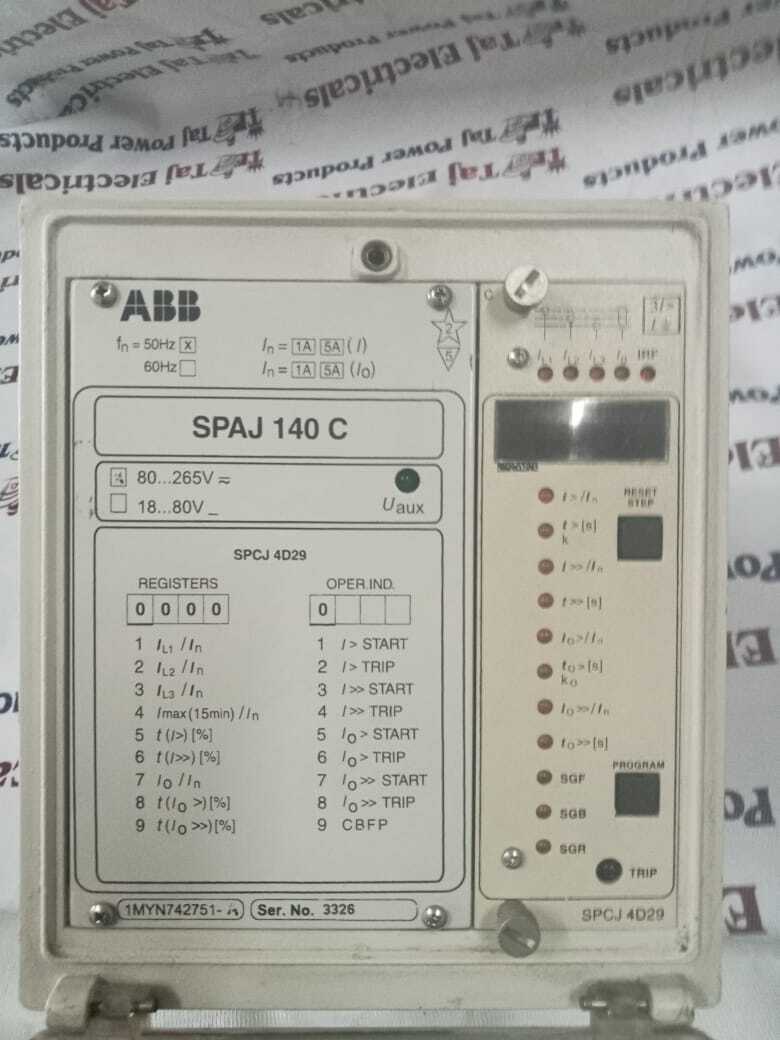 Abb Spaj 140 C Protection Relay - Color: Gray at Best Price in ...