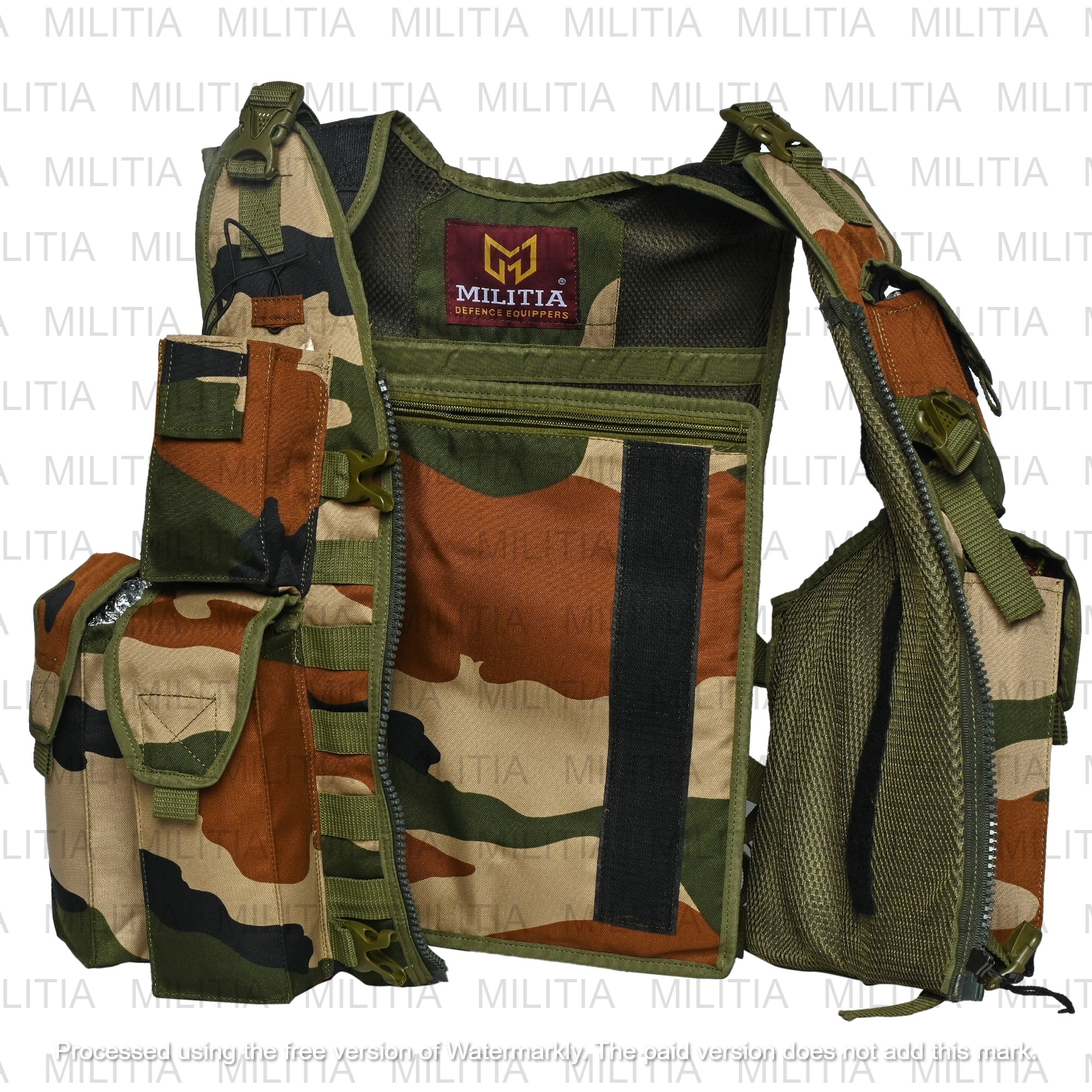 Militia Tactical Vest - Polyester Material, Customized Size, Camouflage ...