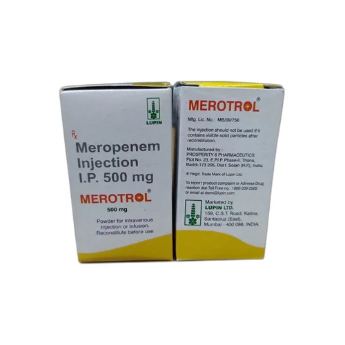 Meropenem Injection Ip 500 Mg Grade: Medicine Grade at Best Price in ...