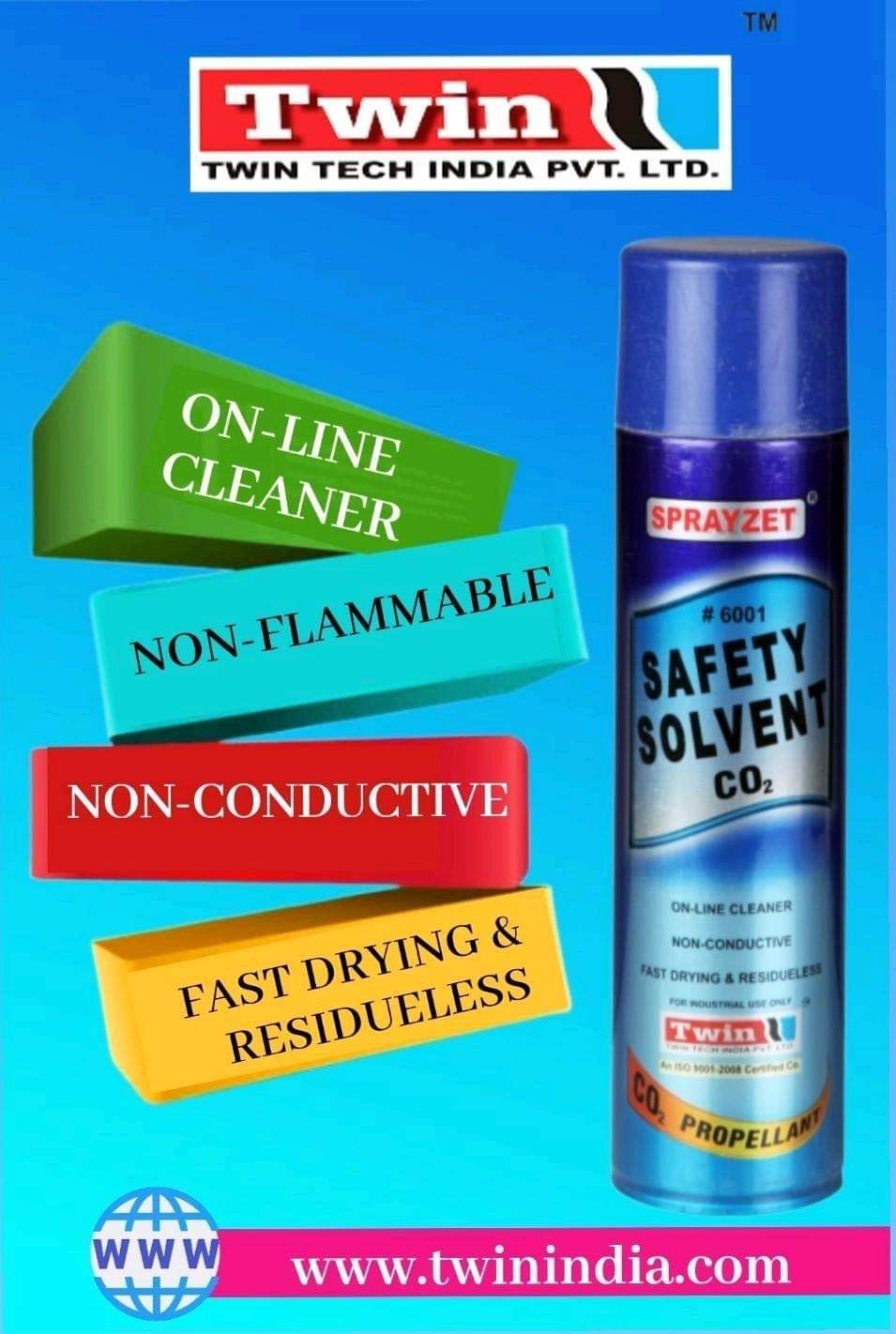 Safety Solvent Electrical Contact Cleaner Spray Grade: Industrial Grade ...