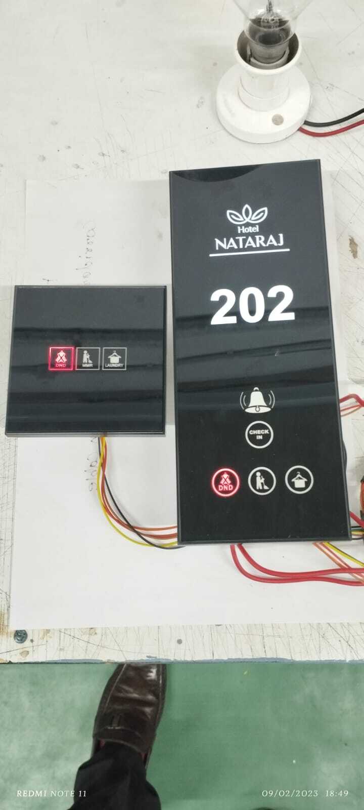 Black Hotel Electronic Dnd Panel at Best Price in Mumbai | Z.s.micro Tech