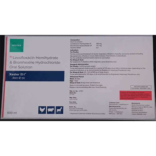 Veterinary Medicine Bottle Label - Pvc Material, Rectangle Shape ...