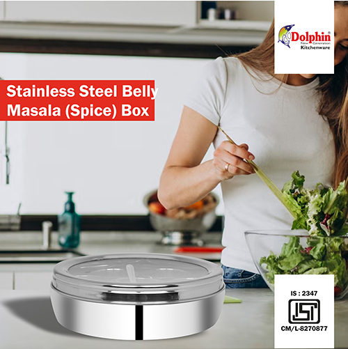 Ss Belly Masala Spice Box Size: Customized at Best Price in Ahmedabad ...