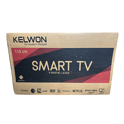 Plastic / Glass Kelwon 110cm Smart Frameless Led Tv at Best Price in ...