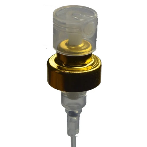 White And Golden Lpo Gold Transparent Spray Pump at Best Price in ...