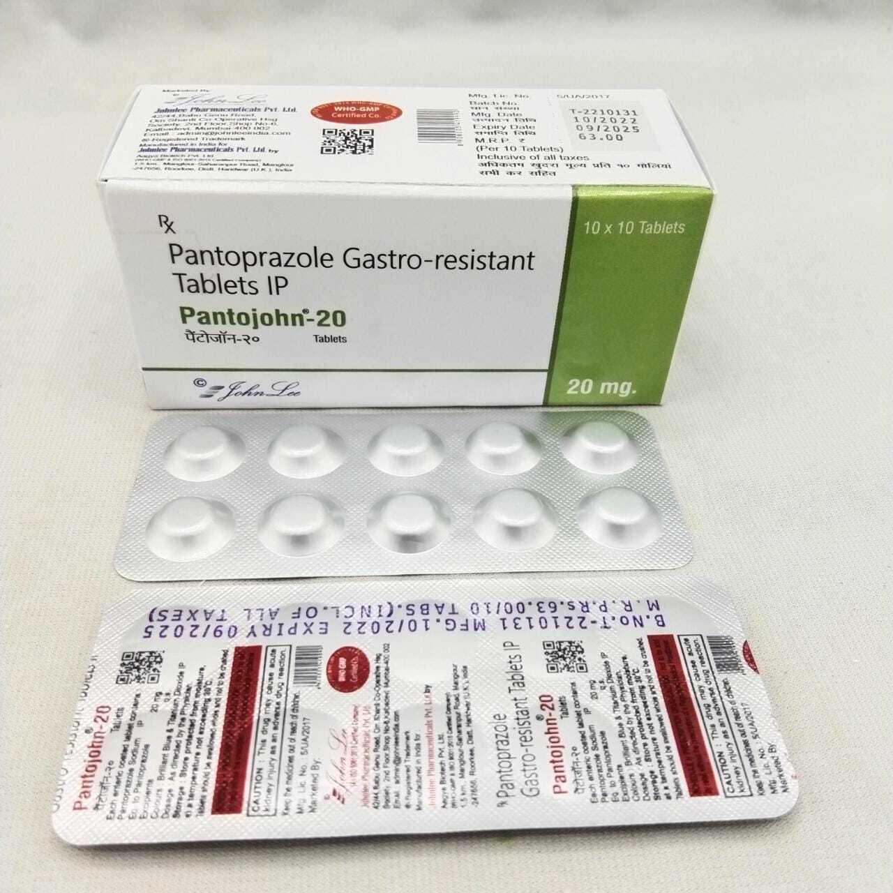 Pantoprazole Sodium Tablets - 20x10 Strips Of Prescription Tablets ...