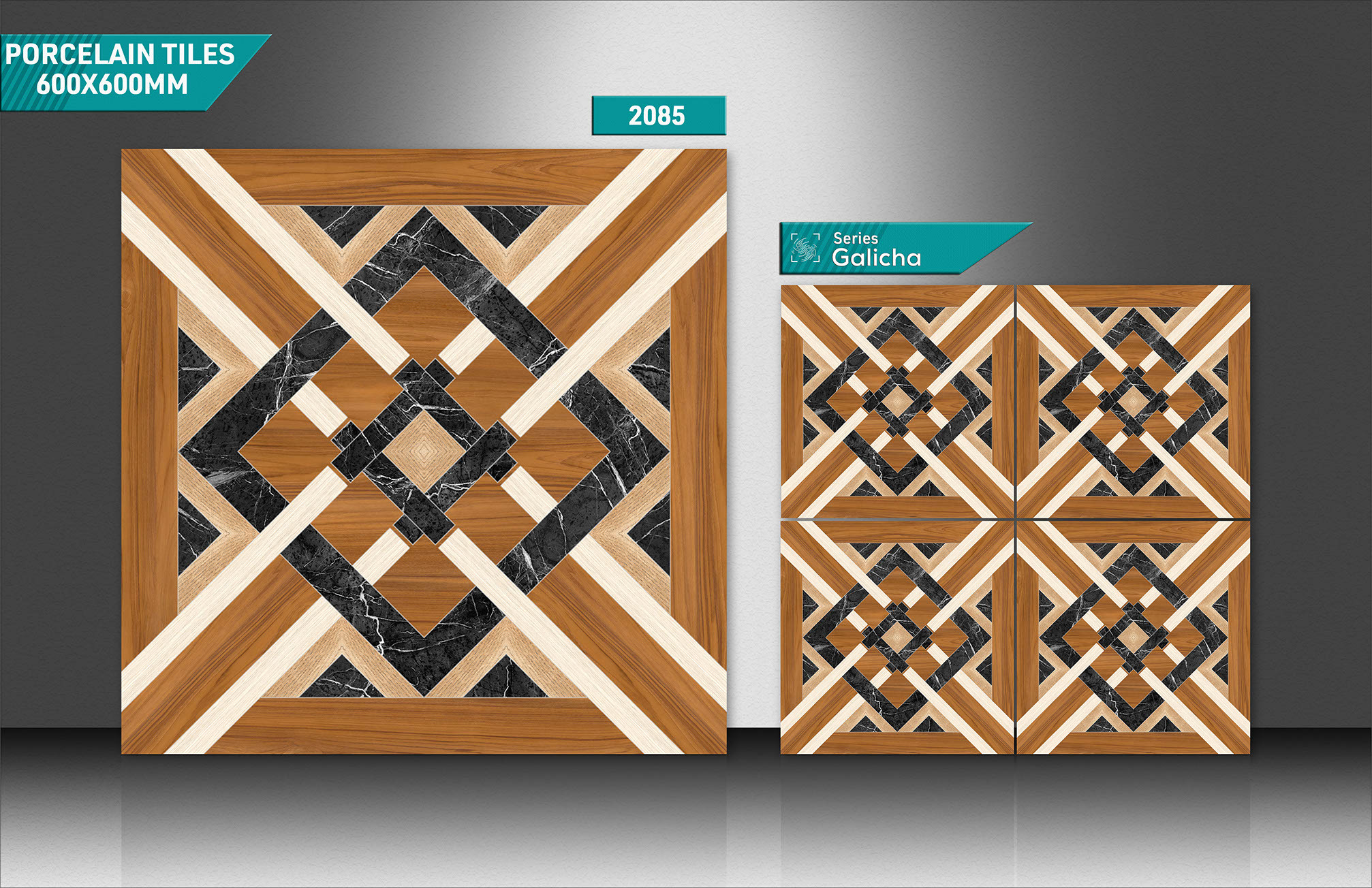 600x600mm Satin Porcelain Tiles at 225.00 INR in Morbi | Roxo Overseas