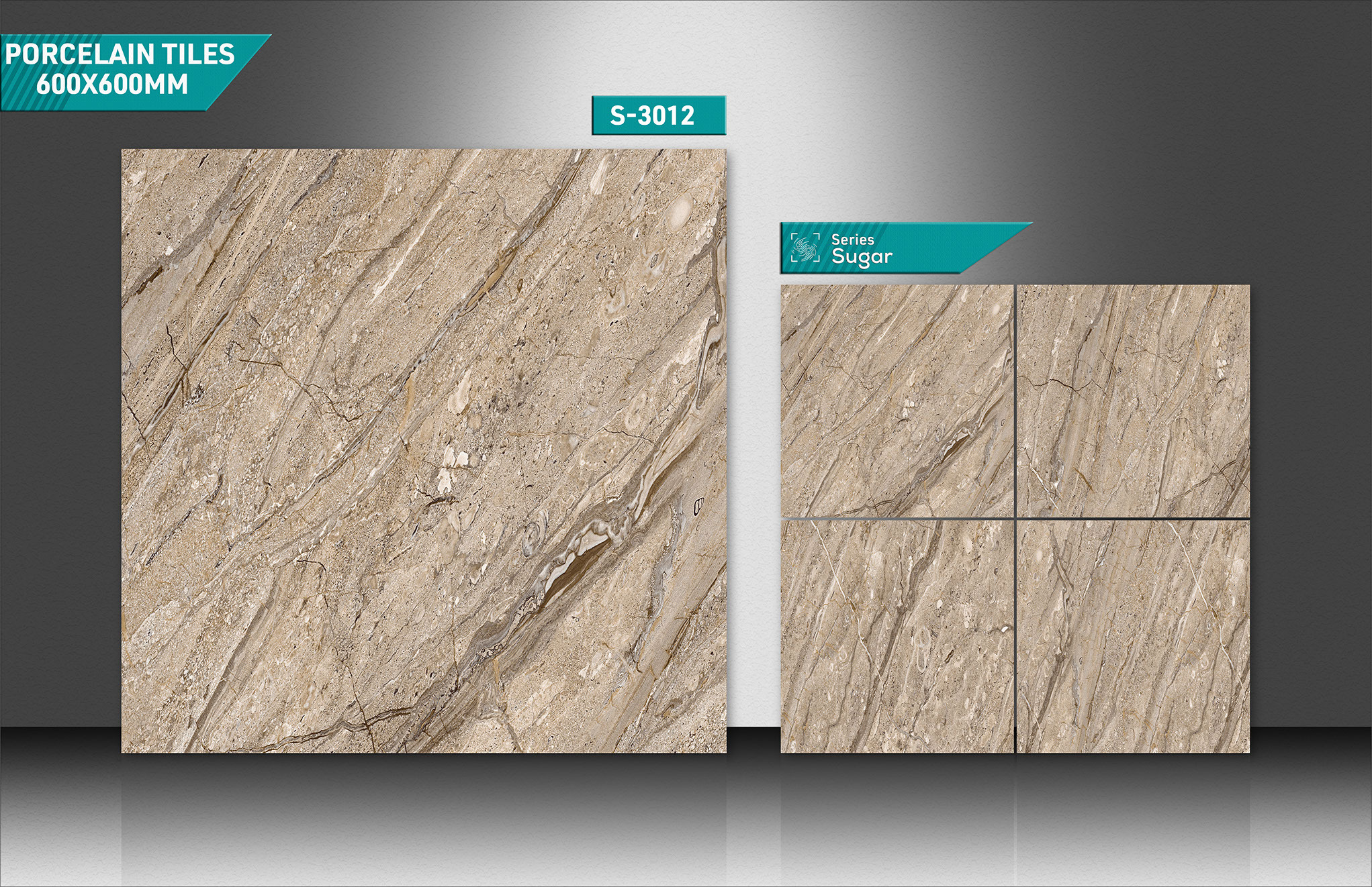 2x2 Suger Finish Porcelain Tiles at 235.00 INR in Morbi | Roxo Overseas
