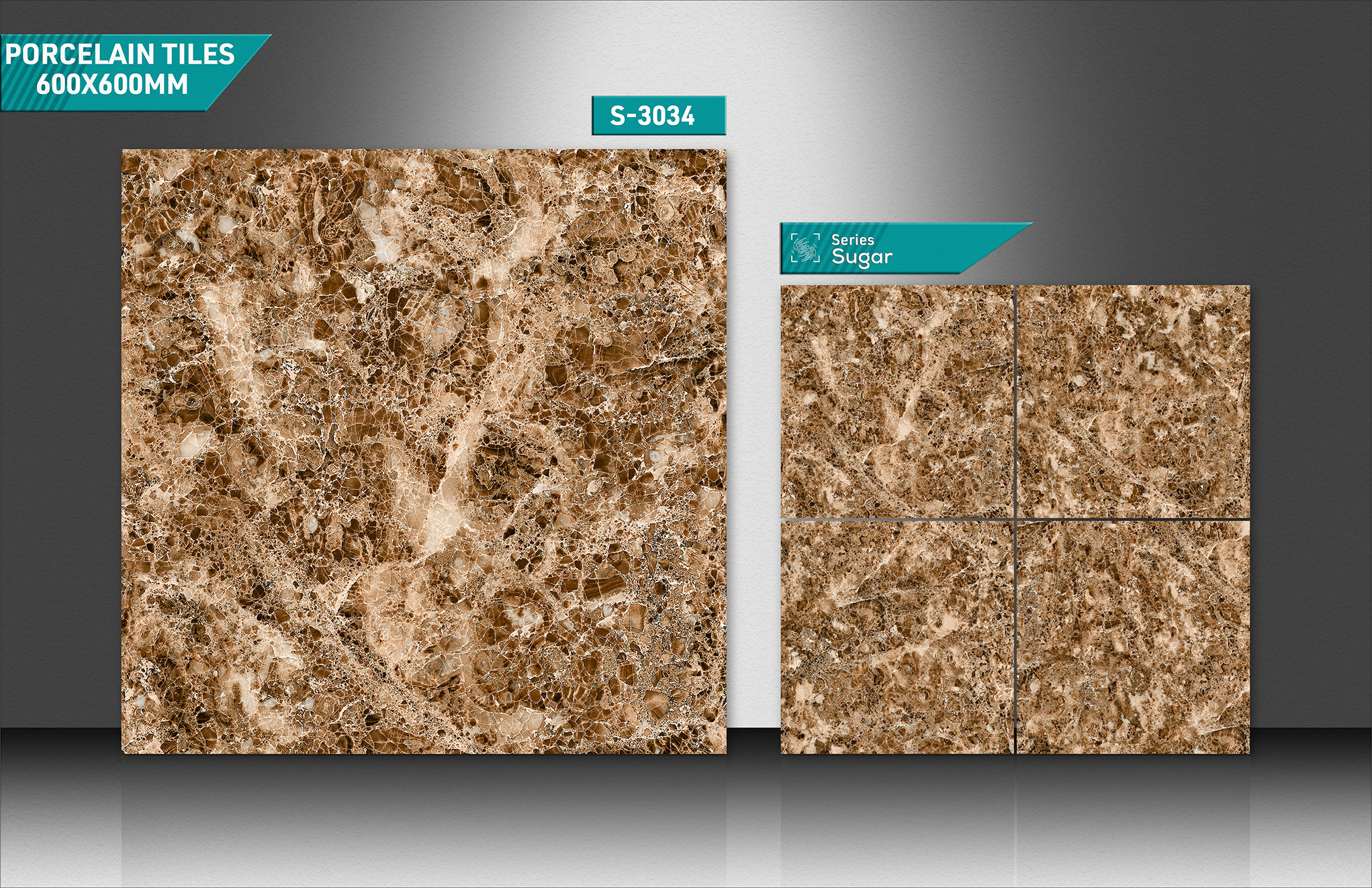 Sugar Finish Ceramic Tiles at 235.00 INR in Morbi | Roxo Overseas