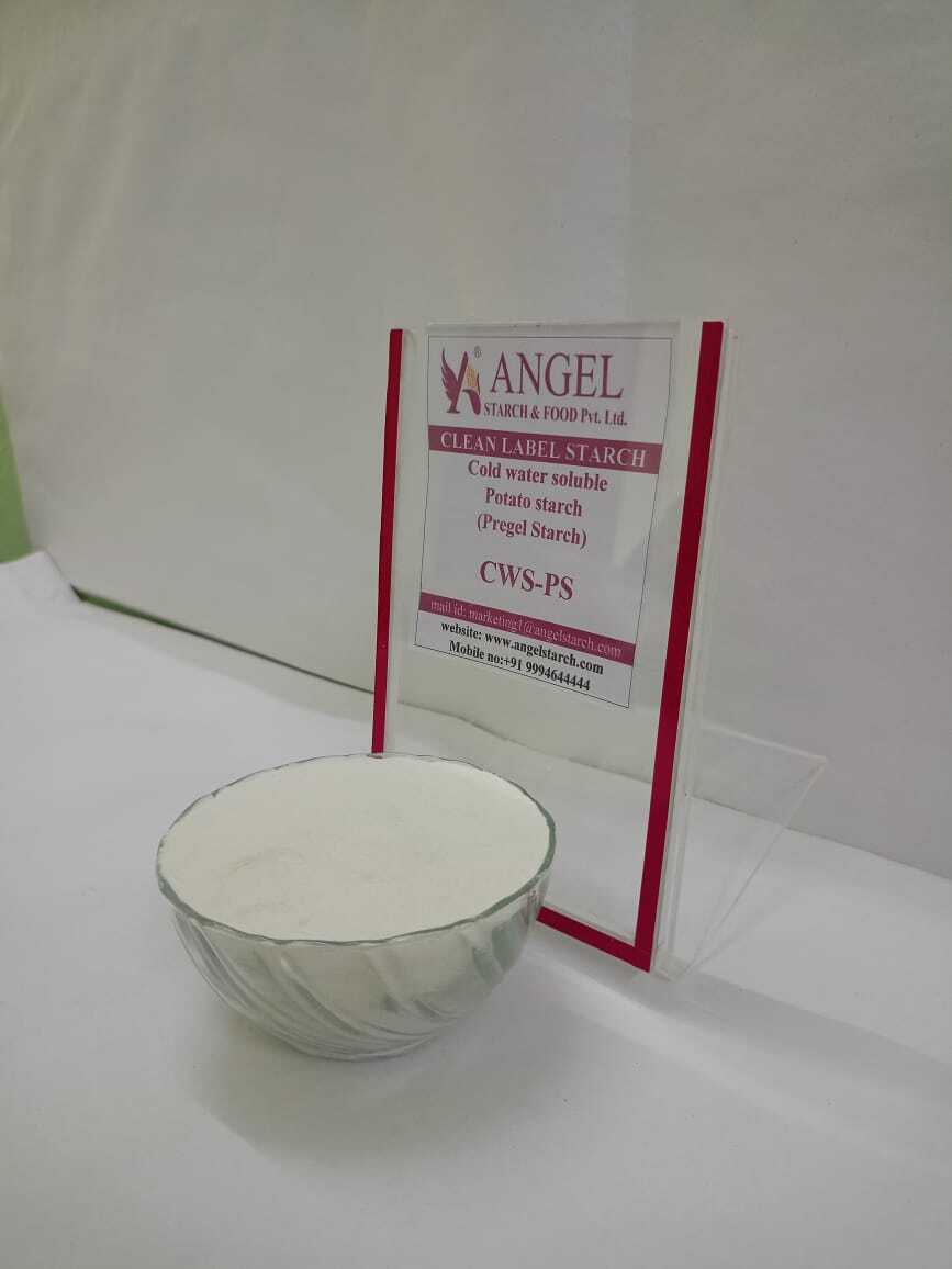 Clean Label Starch Cold Water Soluble Potato Starch (pregel Starch) at ...