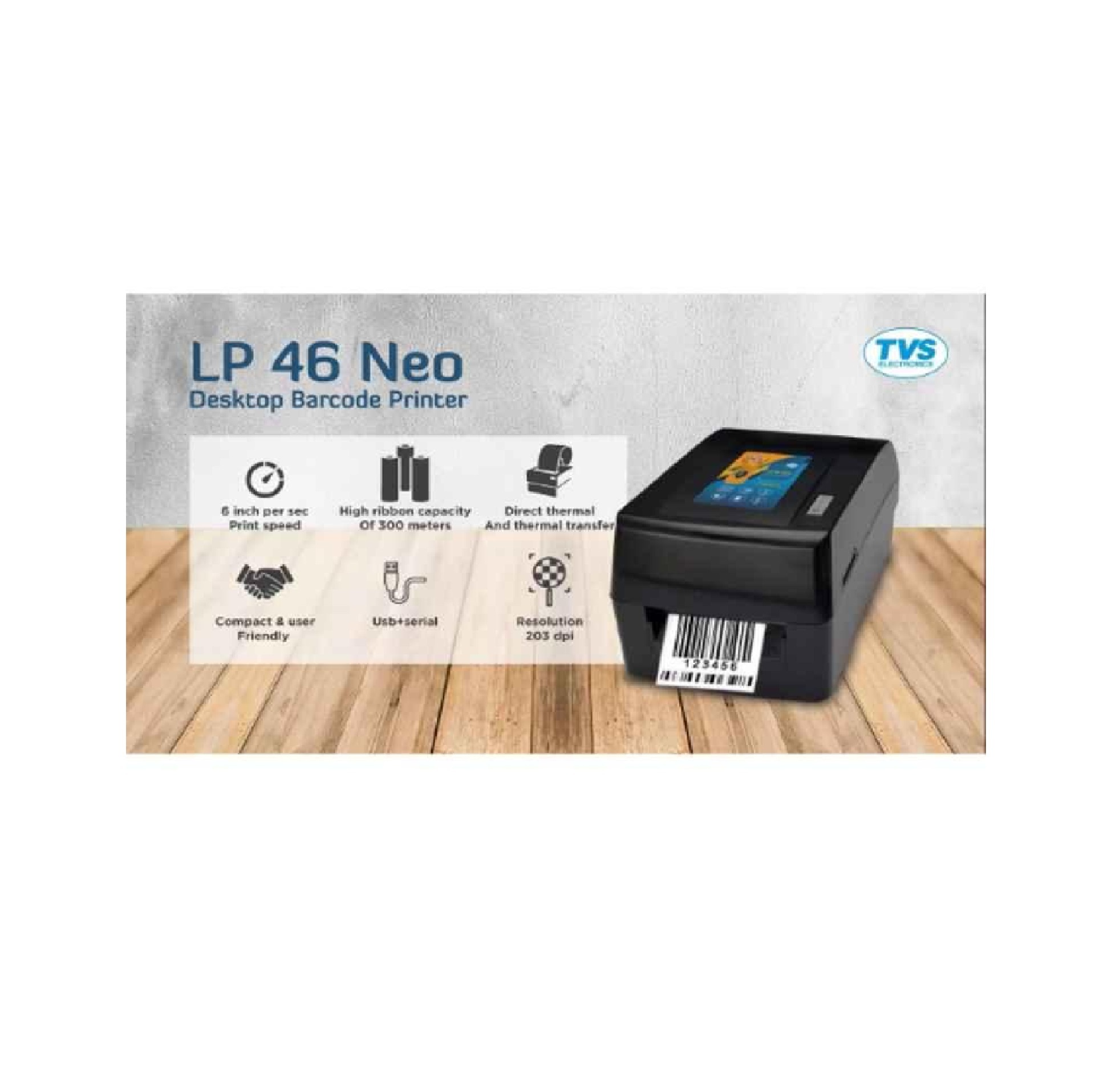 Tvs Lp46 Neo Black Label Printer at 13500.00 INR in Vadodara | Hd ...