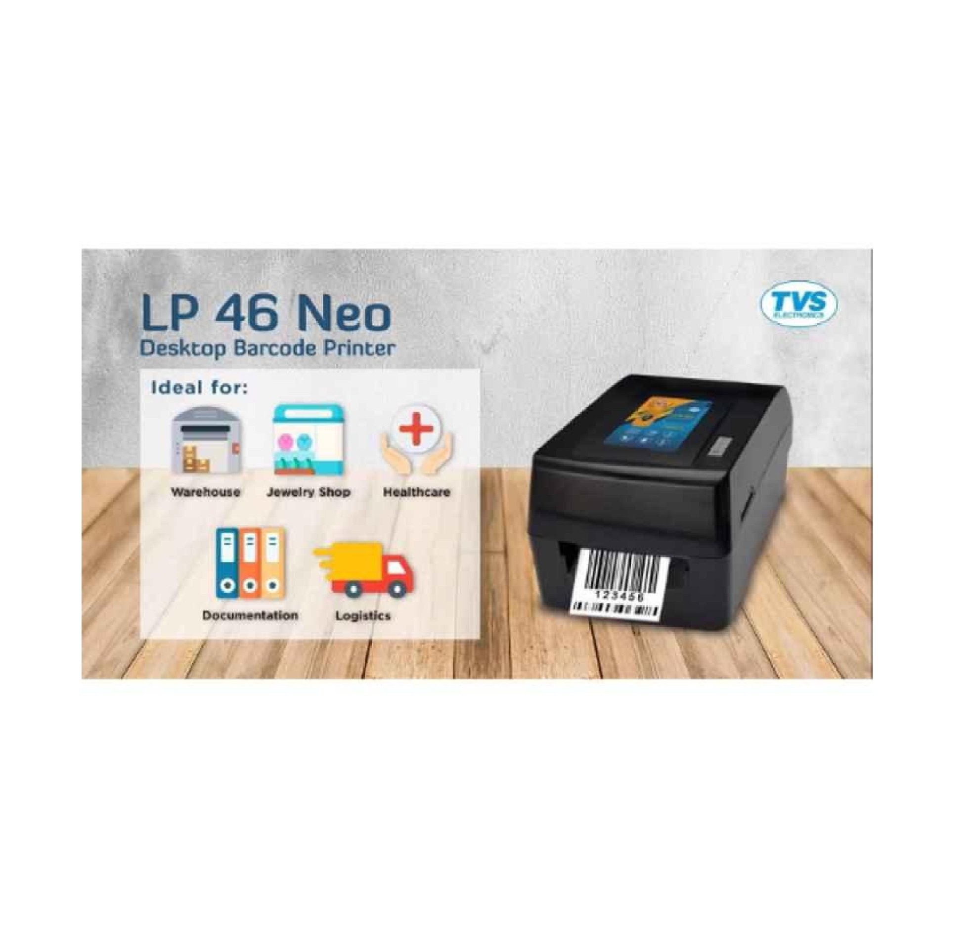 Tvs Lp46 Neo Black Label Printer at 13500.00 INR in Vadodara | Hd ...