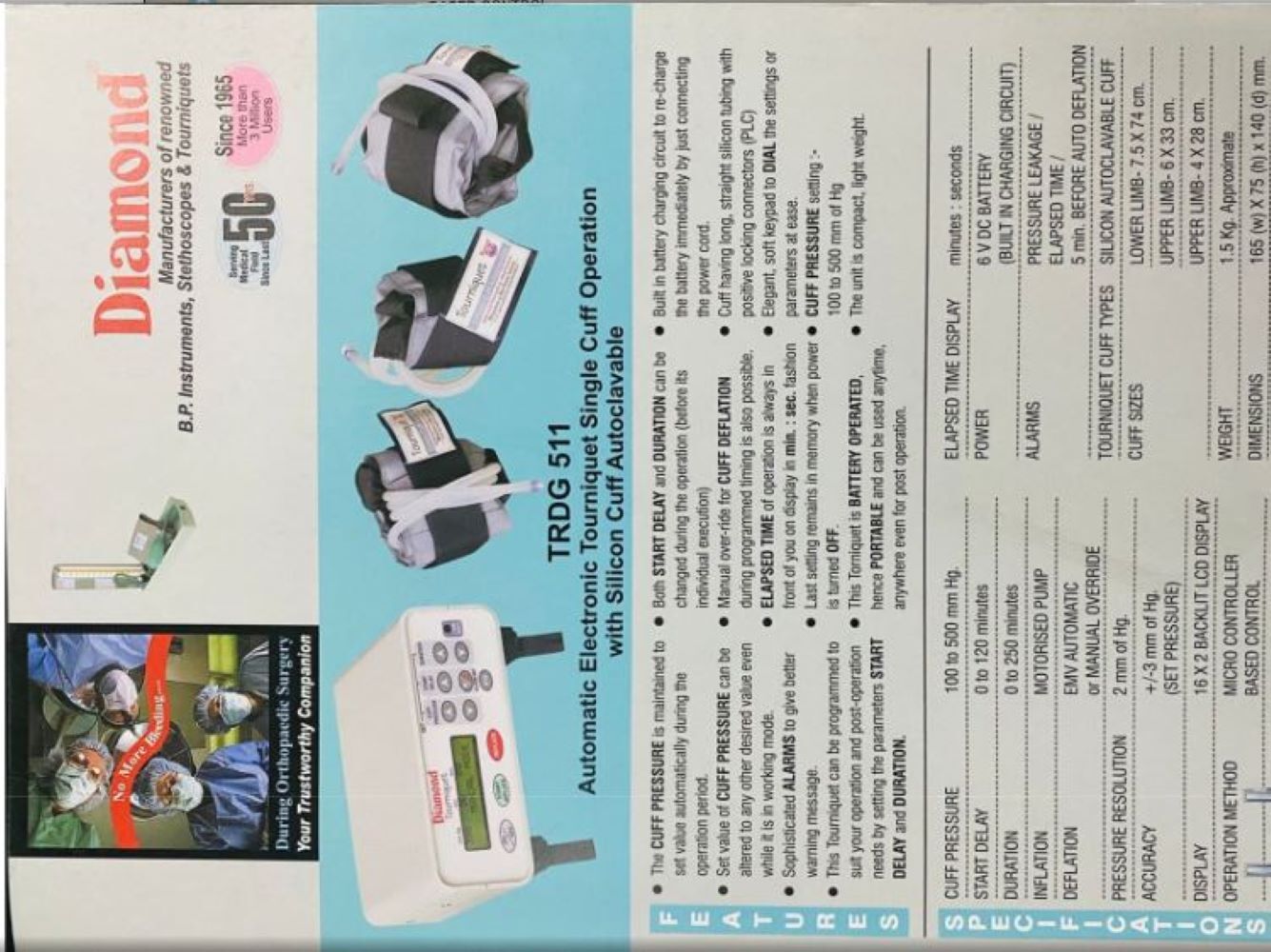 Electronic Tourniquet Machine Diamond ( Model- Trdg 511 at 43760.64 INR ...