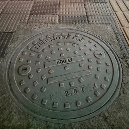 Solid Top Manhole Cover Application: Drainage at Best Price in Navi ...