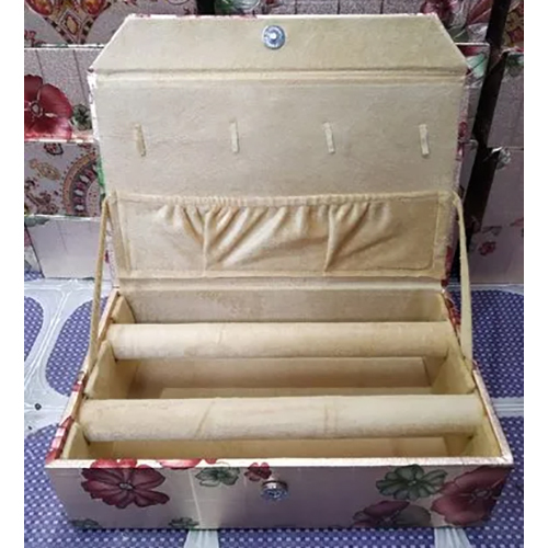 Bangle Box - Pvc Material, Different Sizes Available, Golden And Red ...