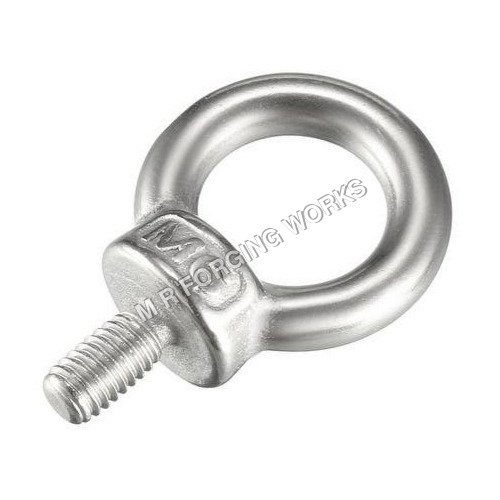 Stainless Steel Lifting Eye Bolt - Customized Size, Silver Color ...