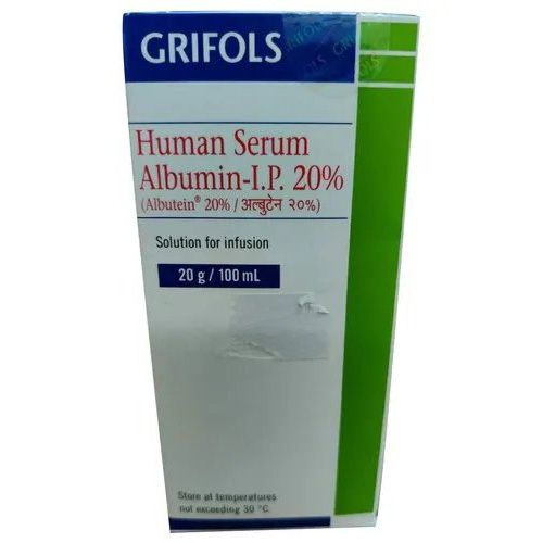 Grifols Human Serum Albumin - Liquid Injection, Storage In Cool Place ...