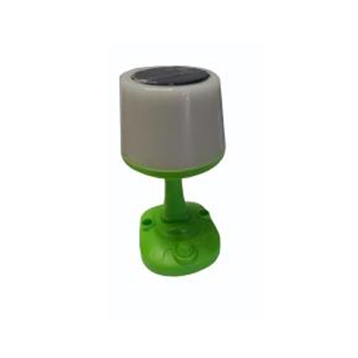 Solar Table Lamp With Inbuilt Solar Panel - Plastic Material, 2200 Mah ...