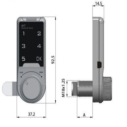 Grey Electric Smart Screen Lock at Best Price in Mumbai | J P Locks