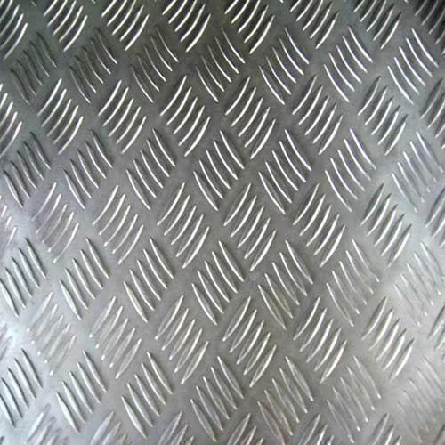 Aluminum Checkered Plate - Alloy, Rectangular Shape, Gray Color, Mill ...