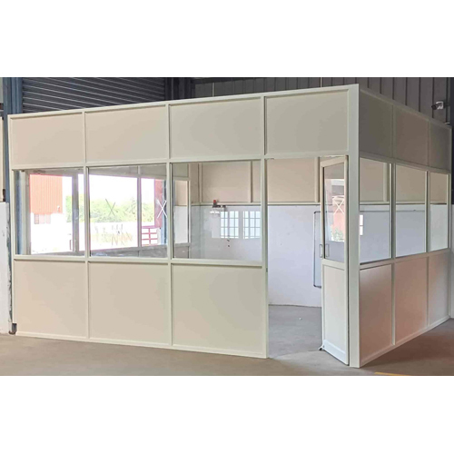 Aluminium Office Partition - High-quality Aluminium Modular Design Gray ...