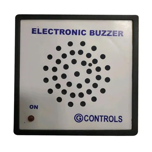 Industrial Electronic Buzzer - Mild Steel, Black Color, 50 Hertz Frequency, 220 Volt Power ...