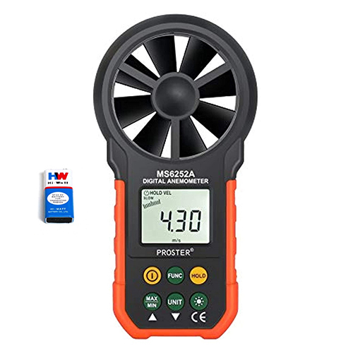 Plastic Peakmeter Pm6252a Digital Anemometer Handheld Lcd Electronic ...