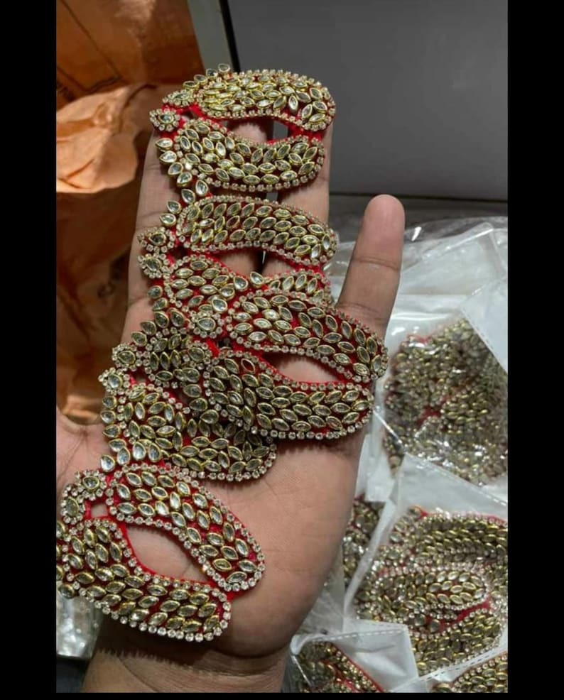 Kundan Laxmi Feet Diwali Decor Laxmi Pagh Laxmi Charan Pooja Favor Shri ...