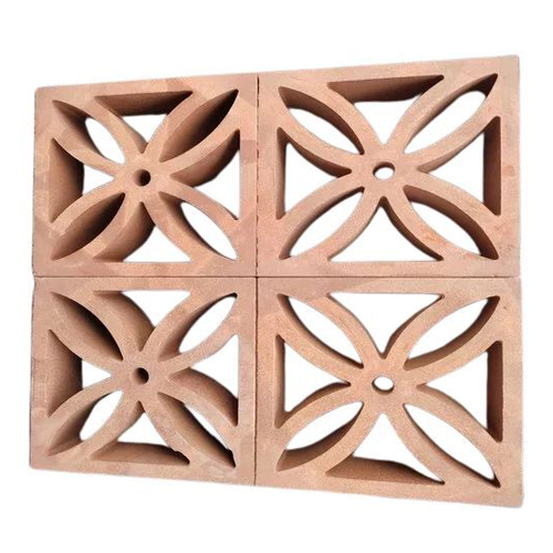 Flower Design Terracotta Jali Size: As Per Requirement at Best Price in ...