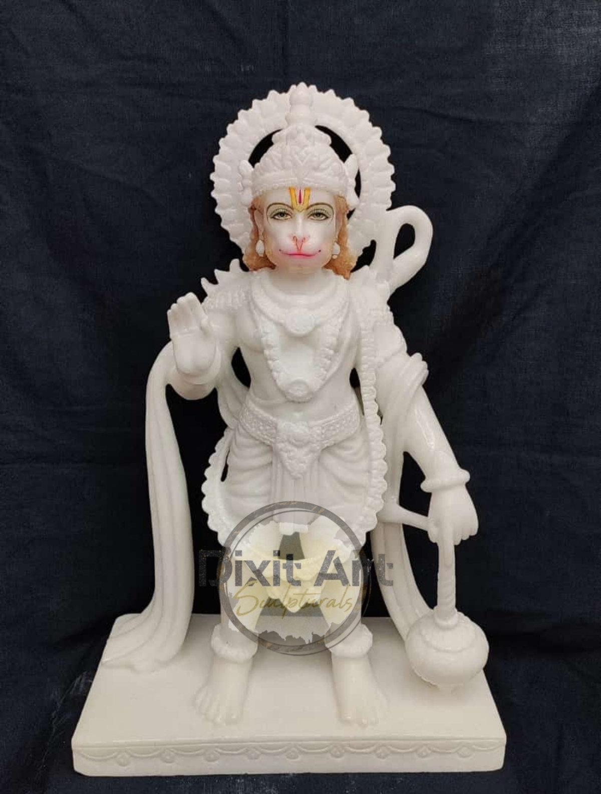 Marble Lord Veer Hanuman at 150000.00 INR in Jaipur | Dixit Art Sculpturals