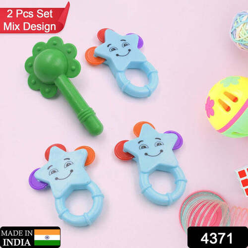 Mix Design Rattle Set For New Born Babies With Attractive Colors And ...
