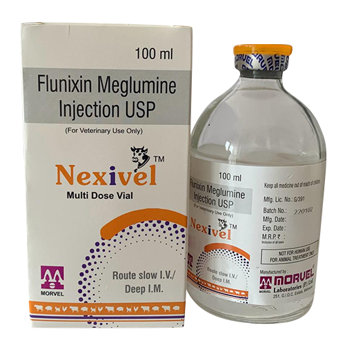 100ml Flunixin Meglumine Injection Usp Ingredients Chemicals At Best Price In Chhatral Morvel