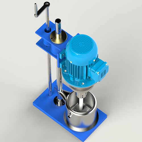 Blue-silver Large Lab Mixer at Best Price in Delhi | Vashi Machine Steel