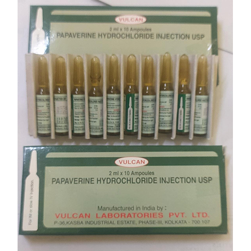 Papaverine Hydrochloride Injection Usp General Medicines at Best Price ...