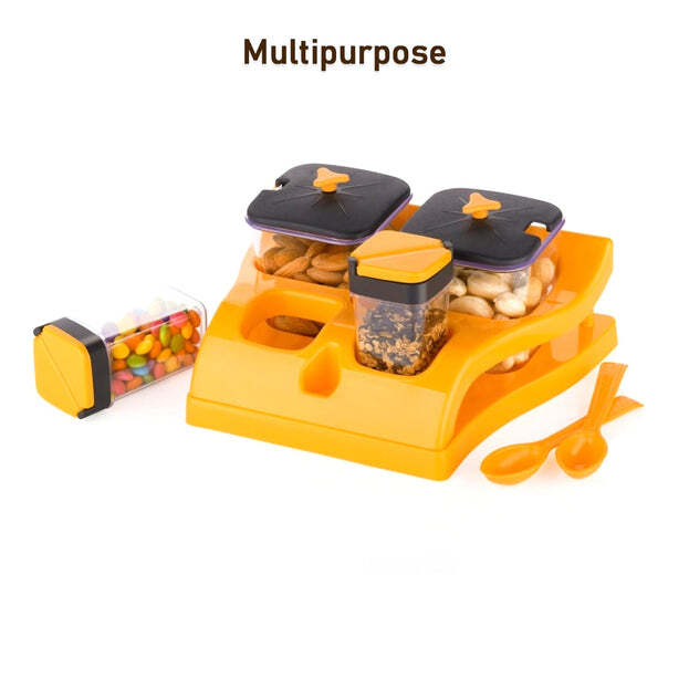 Plastic Aachar Pickle Container / Chutney / Mukhwas Tray / Masala Tray ...