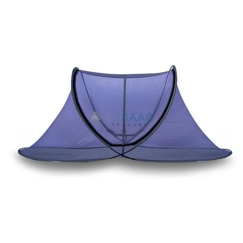 Blue Mosquito Net - Nylon Material, Universal Fit For Most Beds And ...