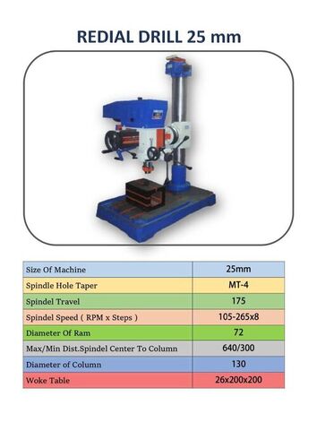 Radial Drill Machine at Best Price in Rajkot, Gujarat | Sagar Machine Tools