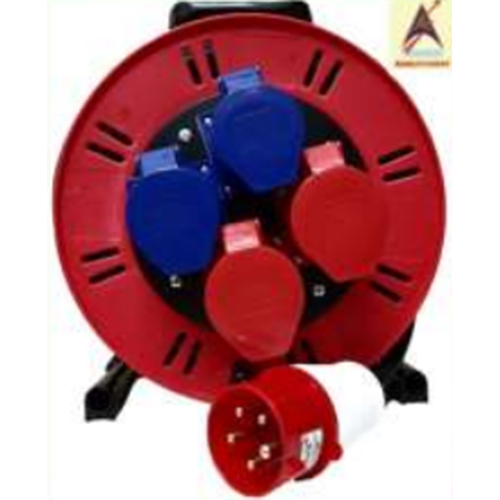Industrial Extension Reel With 32a 3pin Sockets Application ...