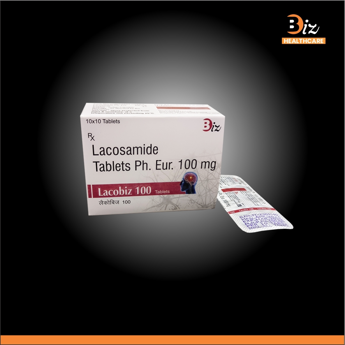 Lacosamide 100mg at Best Price in Nashik, Maharashtra | 3biz Healthcare ...