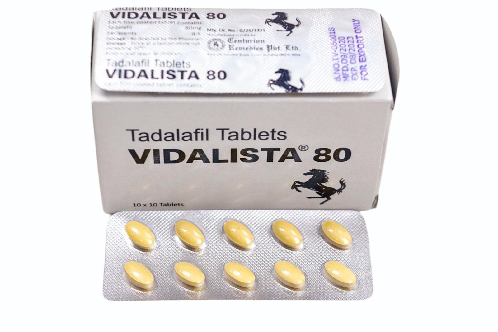 Vida Lista 80 Yellow Tablets at Best Price in Surat | Rewine Pharmaceutical