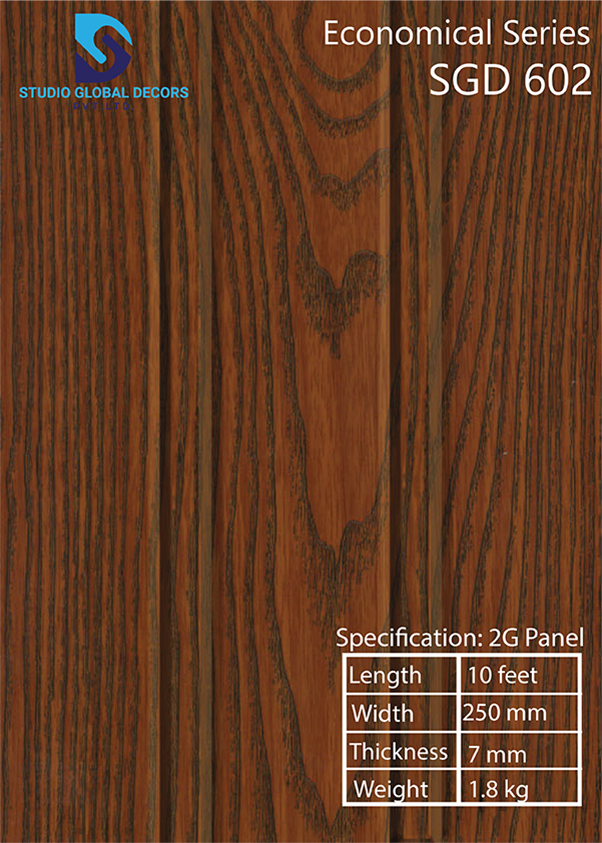 2 Groove Pvc Wall Panel at 200.00 INR in Kolkata | Studio Global Decors ...