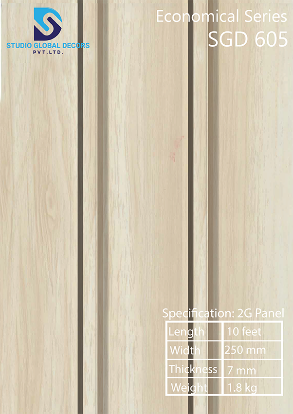2 Groove Pvc Wall Panel at 200.00 INR in Kolkata | Studio Global Decors ...