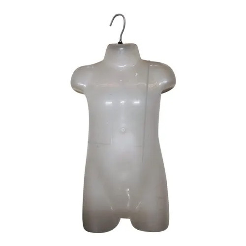 Fiberglass Hanging Half Mannequin - 3 Foot, White Color, Women's Half ...