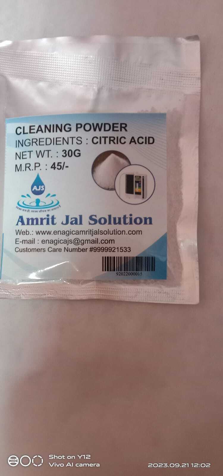 Citric Acid Water Ionizer Cleaning Powder - Eco-friendly Formula ...